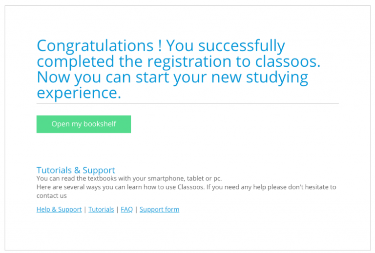 Free Trial Instructions | Classoos